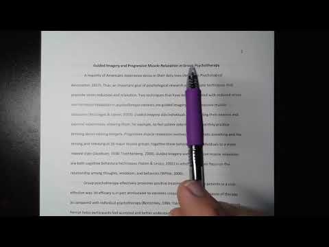 How to Arrange your Paper in APA Format