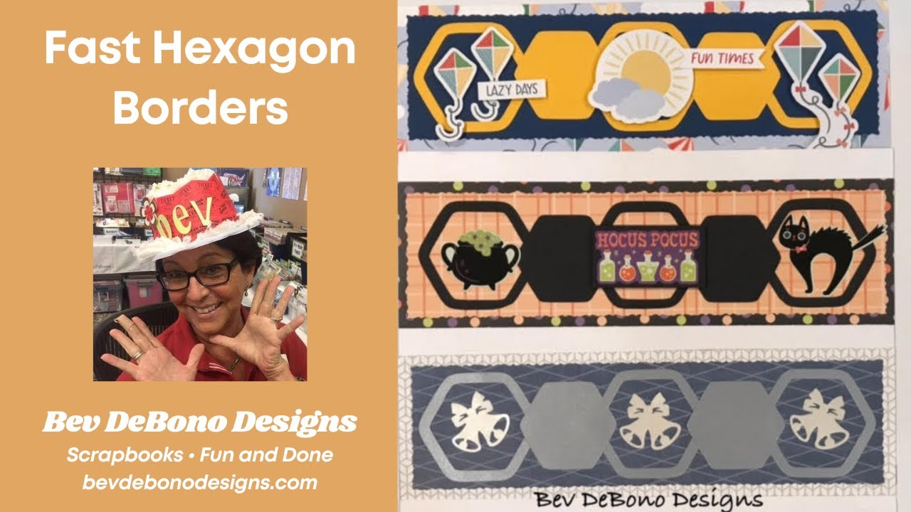 Technique Class: Use the Hexagon templates to make fast borders
