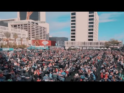 'Massive location' in Downtown Las Vegas transforming into free Super Bowl watch party