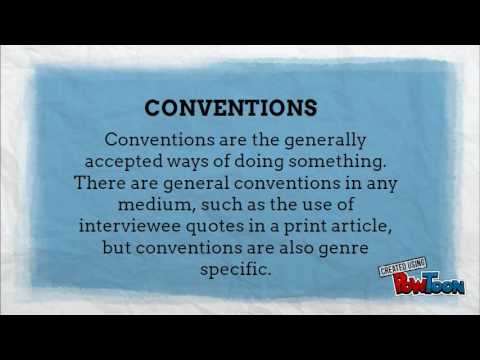 codes and conventions