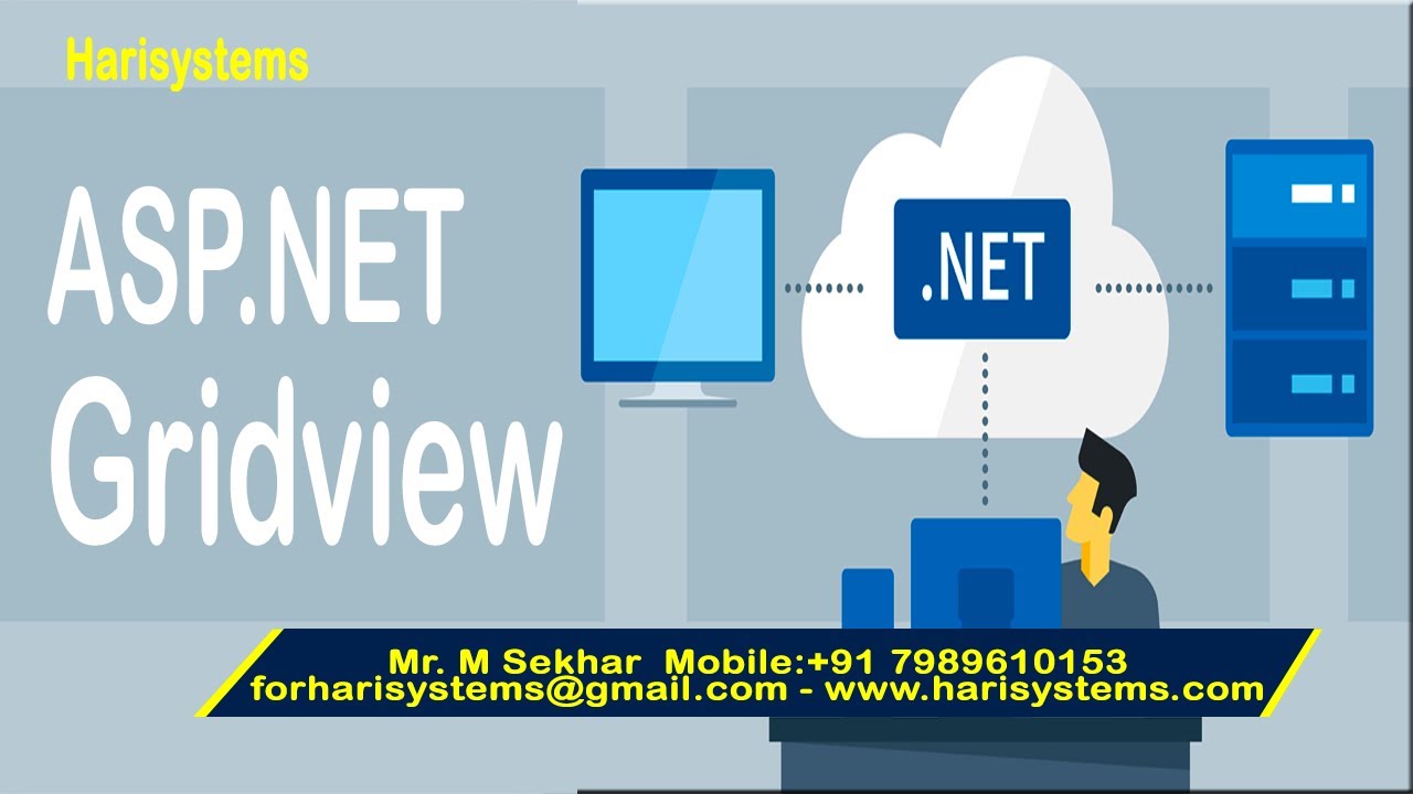 asp net tutorial for beginners | gridview tutorial for beginners | learn gridview | harisystems