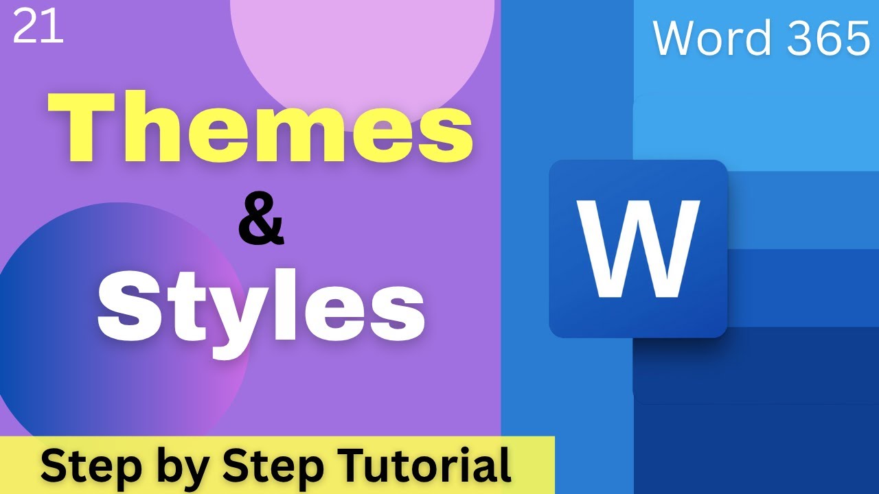 How to Use Themes and Styles in Microsoft Word | Word Tutorial for Beginners