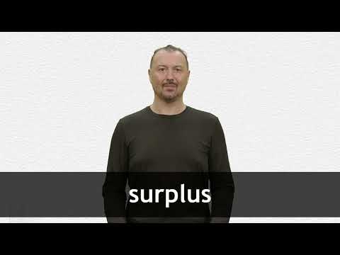 How to pronounce SURPLUS in French