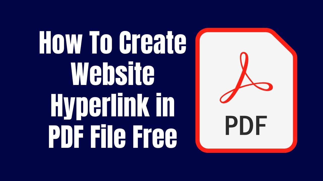 🔗 How To Create Website Hyperlink in PDF File Free | Step-by-Step Tutorial 📄
