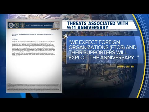 DHS and FBI warn terrorists may exploit 9/11 anniversary