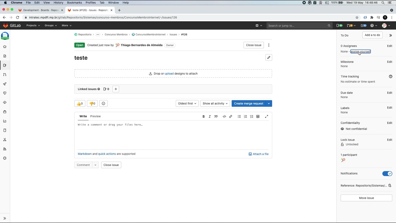 Cant Assign From Boards An Error Occurred While Updating Assignees How To Use Gitlab