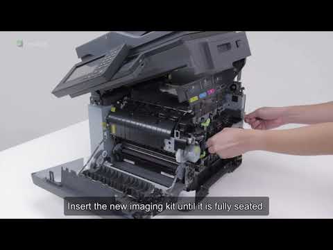 Lexmark XC2235 - Replacing a black and colour imaging kit