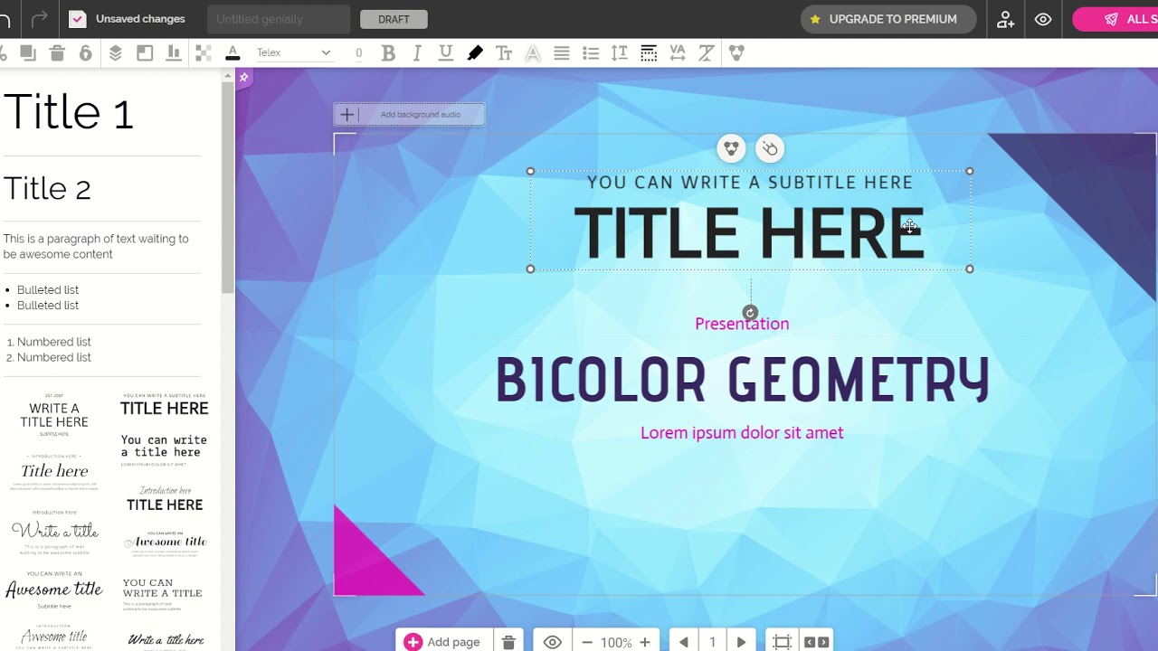Genially: Tutorial for design creative presentations