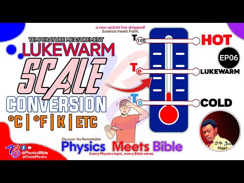 Biblical Concept - Converting LUKEWARM to °C | °F | K | Temperature Conversion Calculations
