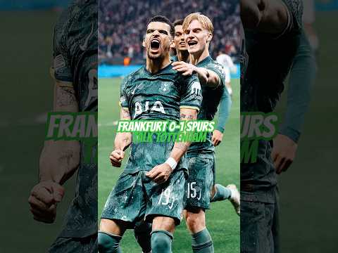 Frankfurt 0-1 Spurs Solanke Goal Eintracht Frankfurt v Tottenham Hotspur UEFA Europa League 2nd Leg
