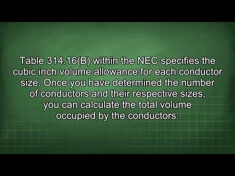 Understanding Electrical Box Fill Calculations and NEC Table 314.16(A)