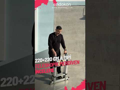 220+220 cm. (7+7 Basamaklı) A Tipi Teleskopik Merdiven Ürün İnceleme