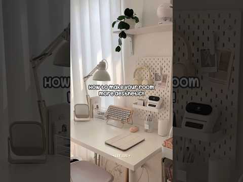How to make ur room more aesthetic!! 🪐 #recommended#aesthetic#decor#roomdecor#diy#craft #shorts #fyp