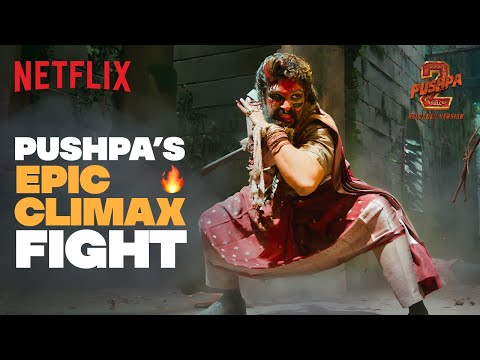 Pushpa’s LEGENDARY Climax Scene ???? | Allu Arjun | Pushpa 2: The Rule (Reloaded Version)