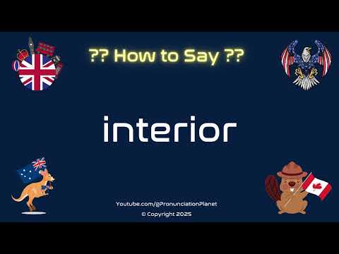 🏠🛋️ How to Pronounce interior? (CORRECTLY) | Pronunciation Planet