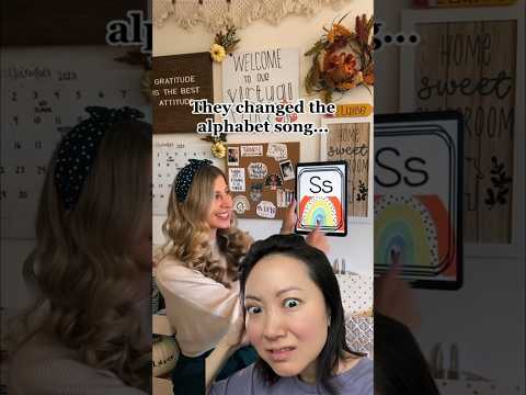 They changed the ALPHABET SONG and it doesnโt sound right ๐ฑ Ib: @kaylainkinder