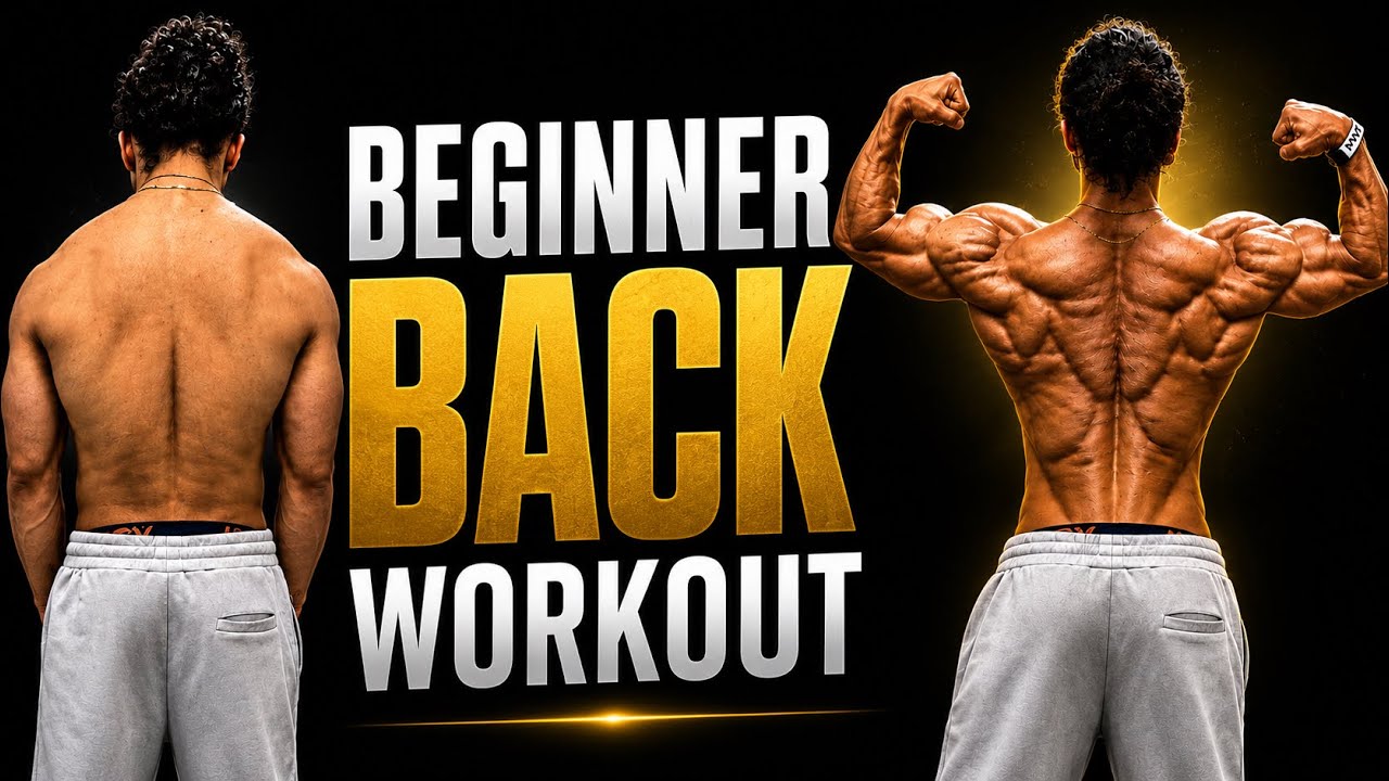 Beginner Back Workout for a Wider Back | Best Back Exercises for Beginners