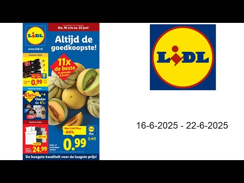 Lidl folder - Week 25 - 16-6 - 22-6-2025