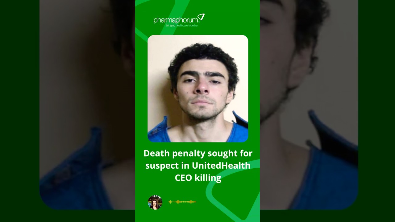 Death penalty sought for suspect in UnitedHealth CEO killing #pharmanews #news #newsshorts