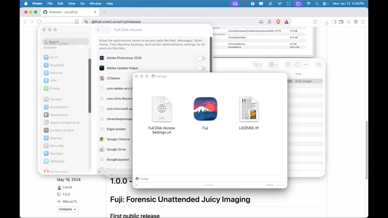 Image a Mac for FREE with Fuji.  How to download and install Fuji from https://github.com/Lazza/Fuji
