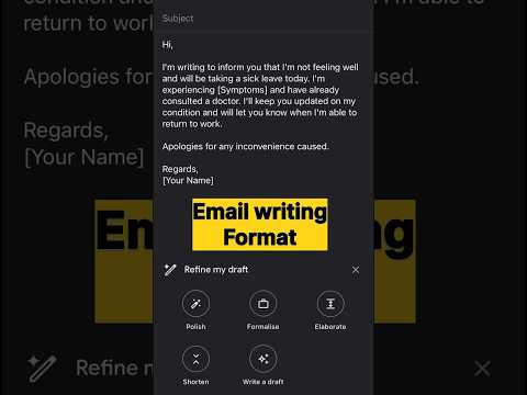 How to write email in English using ChaGPT & Free AI Tools | Email writing format | Hindi #email