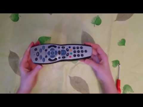 How to take apart a Sky TV Remote