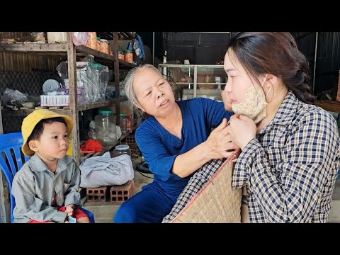 Suddenly she met the old woman who had helped the boy and his mother many years ago
