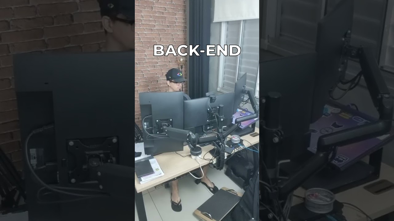 A diferença entre front-end e back-end
