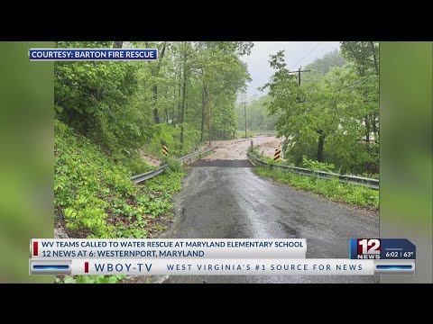 West Virginia teams called to water rescue at Maryland elementary school