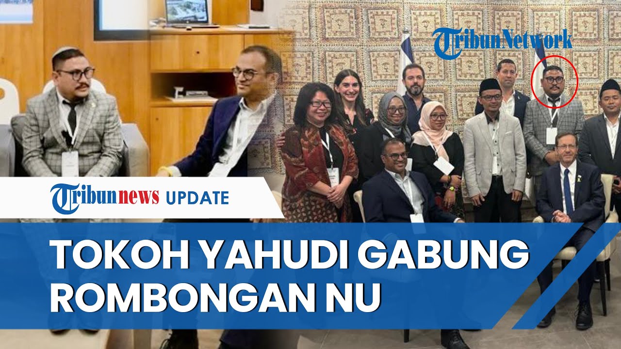 Rabbi Yaakov Pimpinan Yahudi Sulut Ikut Rombongan Tokoh NU Temui ...