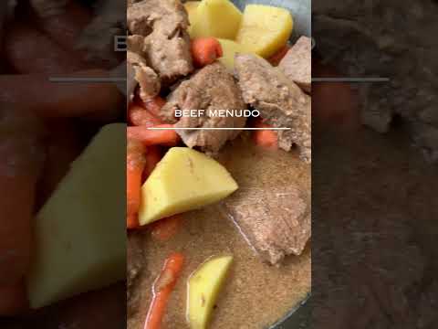 Filipino Beef menudo #shorts #asmr #filipinodish #trending #beefdish #menudo