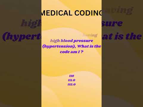 Hypertension icd code/Medical coding