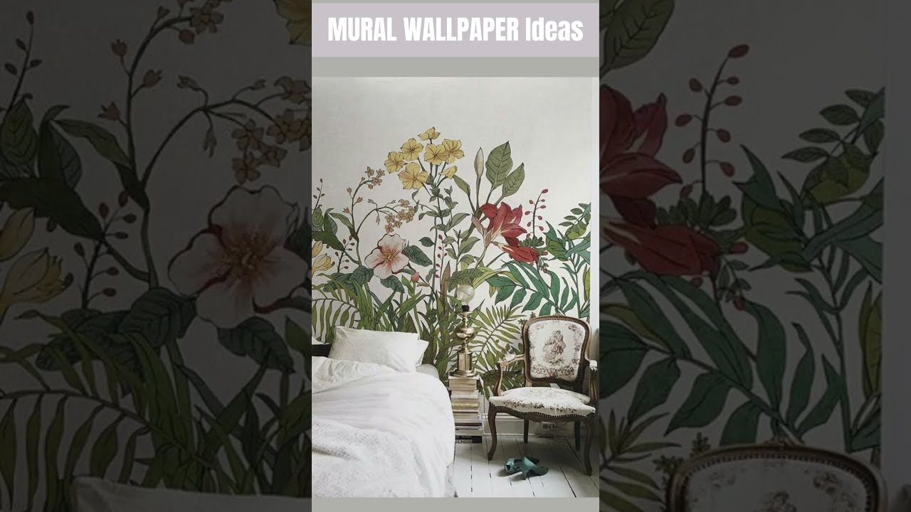 WALL MURAL AND WALLPAPER DESIGN IDEAS #interiordesigntrends2023