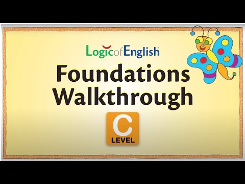 LOE Foundations C Walkthrough - #logicofenglish #foundations #scienceofreading