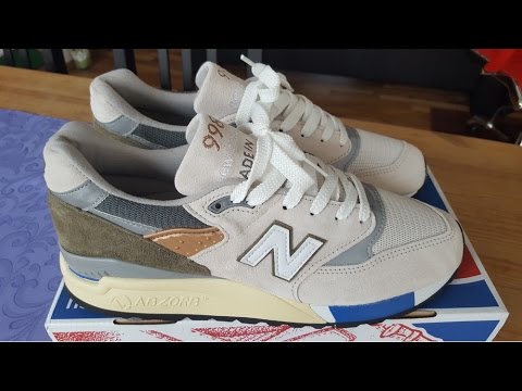 Concepts x New Balance 998 'C-Note' Sneaker Unboxing