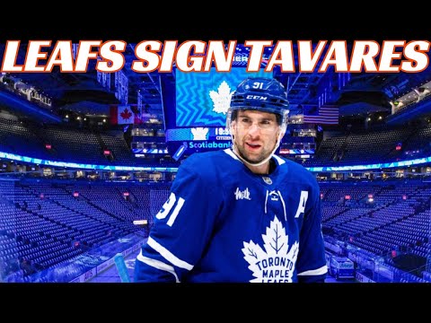Breaking News: Maple Leafs Sign John Tavares 4 Year Extension