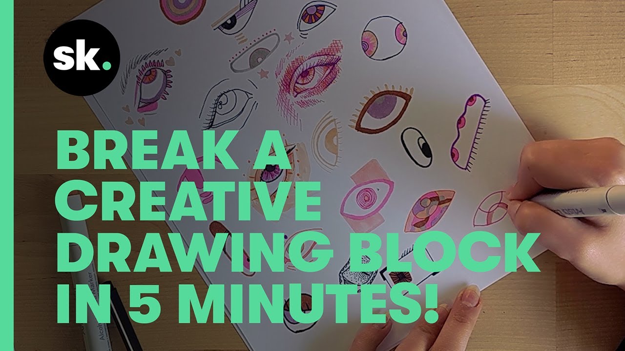 30-Day Drawing Challenge | Day 12: How to Break a Creative Block and Practice Repetition