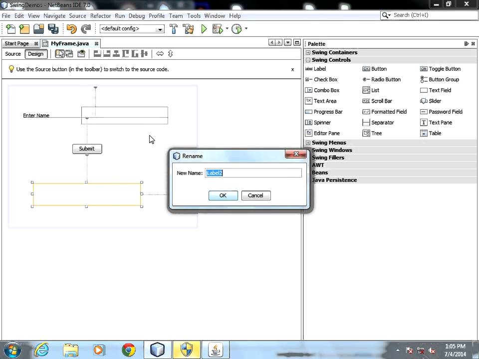 Swing in Java   Swing Controls Intro