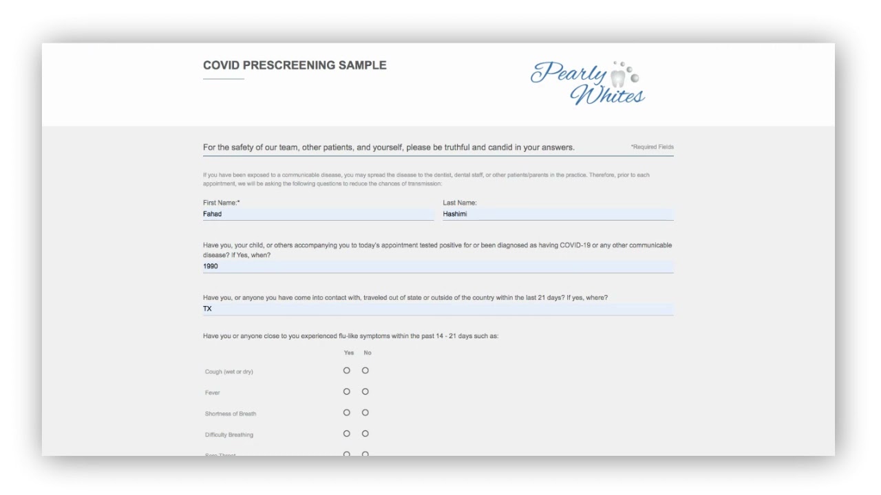 Paperless Patient Forms - Adit