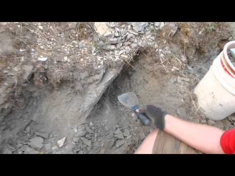 Gravity Mining - That's great bedrock! - Highbanking for Gold