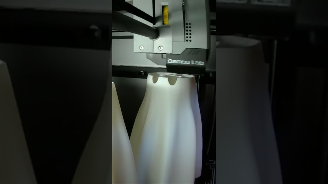 Timelapse of 6 Inch Ghosts with Eyes! 👀 👻 #3dprinting #halloween #ghost