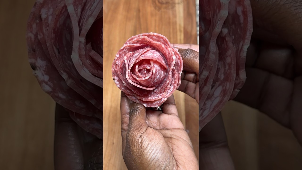 How to Make a Salami Rose