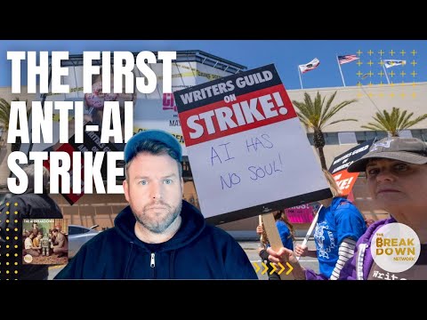 The First Anti-AI Strike: The Writers Guild of America Protests AI Writing