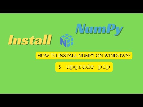 How to check version of pip? upgrade pip and Install NumPy. #numpy #python #pip #dataanalytics