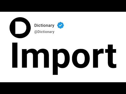 Import Meaning In Marathi