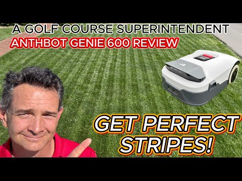 The Future of Lawn mowing is Here! Anthobot Genie 600 Lawnmower Review!