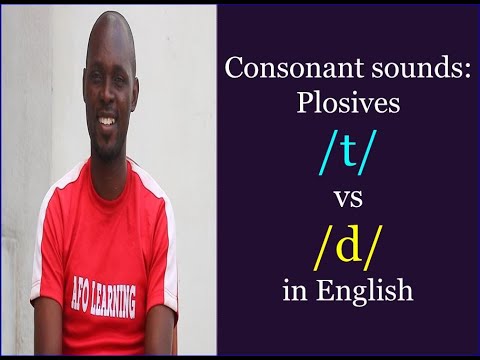 CONSONANT SOUNDS: ALVEOLAR PLOSIVES: /t/ & /d/ . ALL YOU NEED TO KNOW. #CONSONANTSOUNDS #PLOSIVES