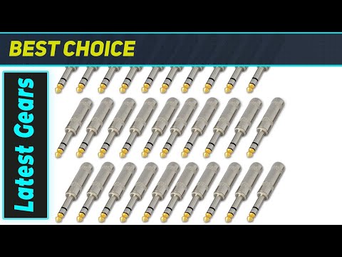 ReviewBest 1/4 TRS Plugs for Guitar Cables? TEAMWILL 30 Pack!