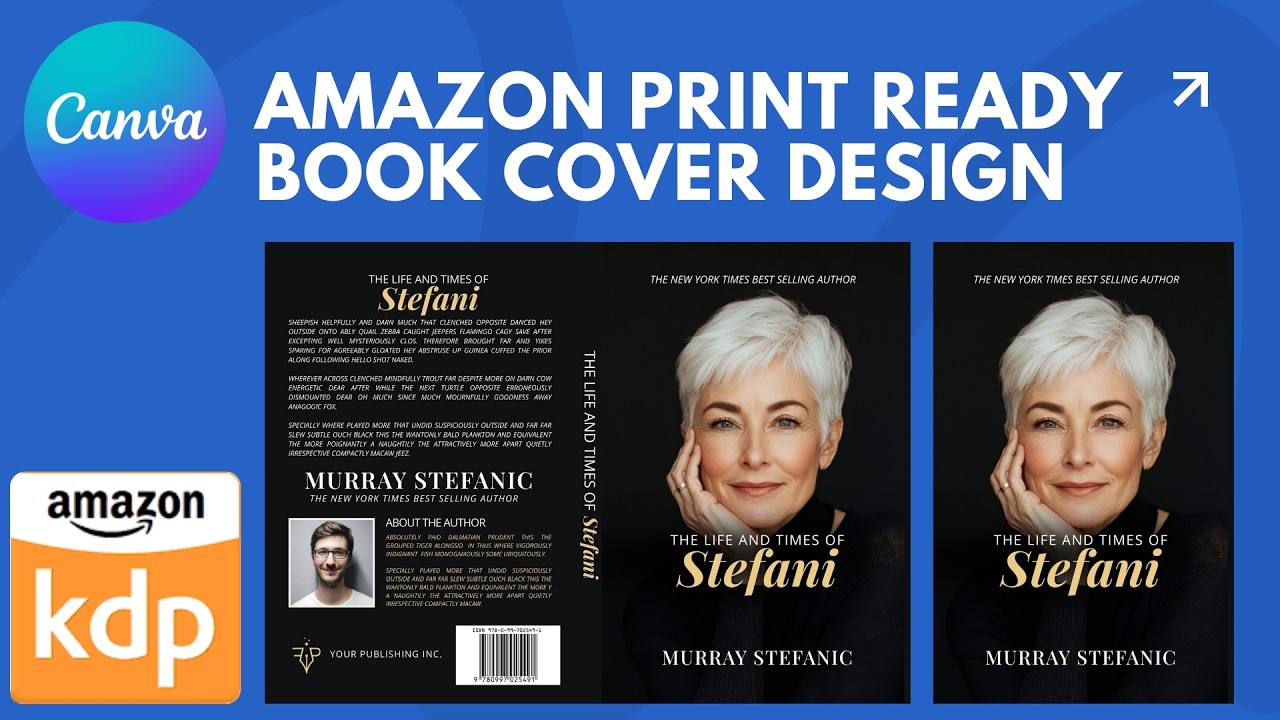 Design a Print‑Ready Amazon KDP Book Cover in Canva (Free Tutorial)