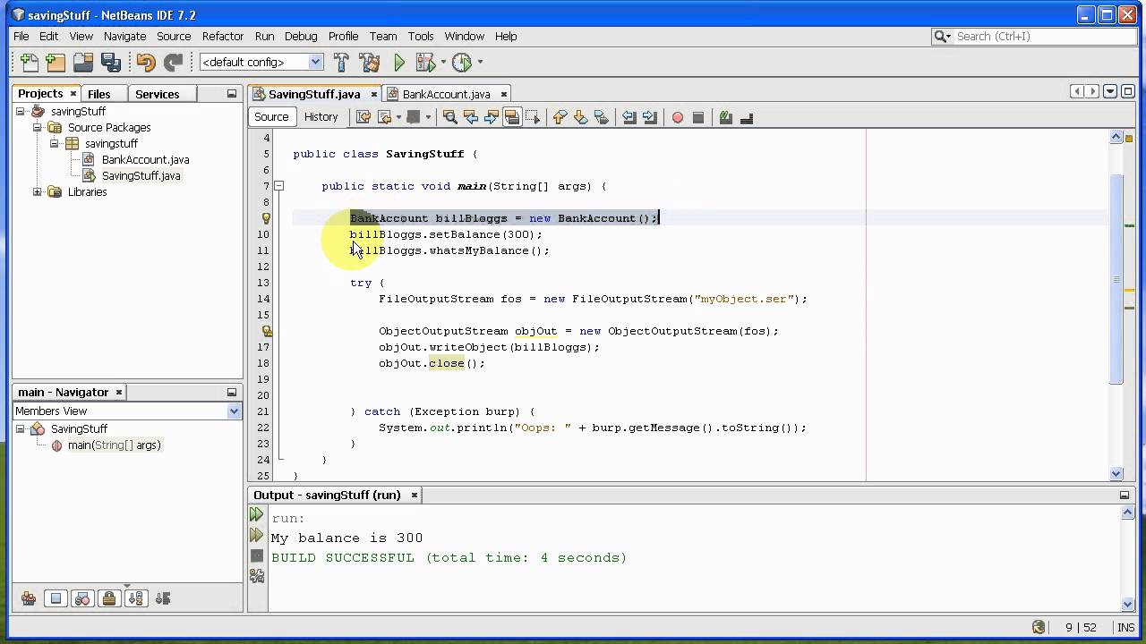 object serialization